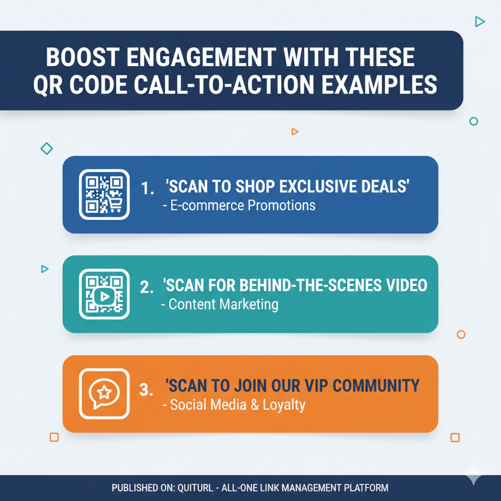 Boost Engagement With These QR Code Call-to-Action Examples - QuitURL