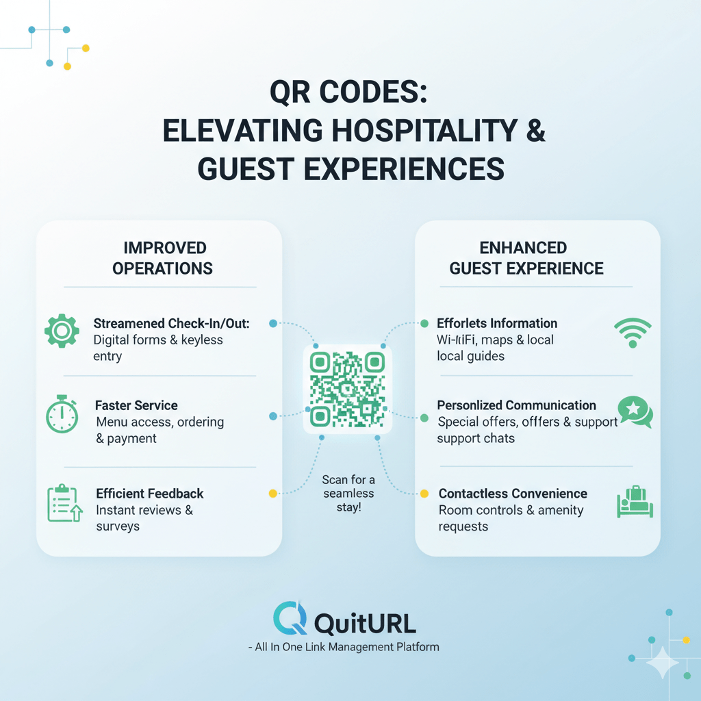 How QR Codes Improve Hospitality Operations and Guest Experiences - QuitURL
