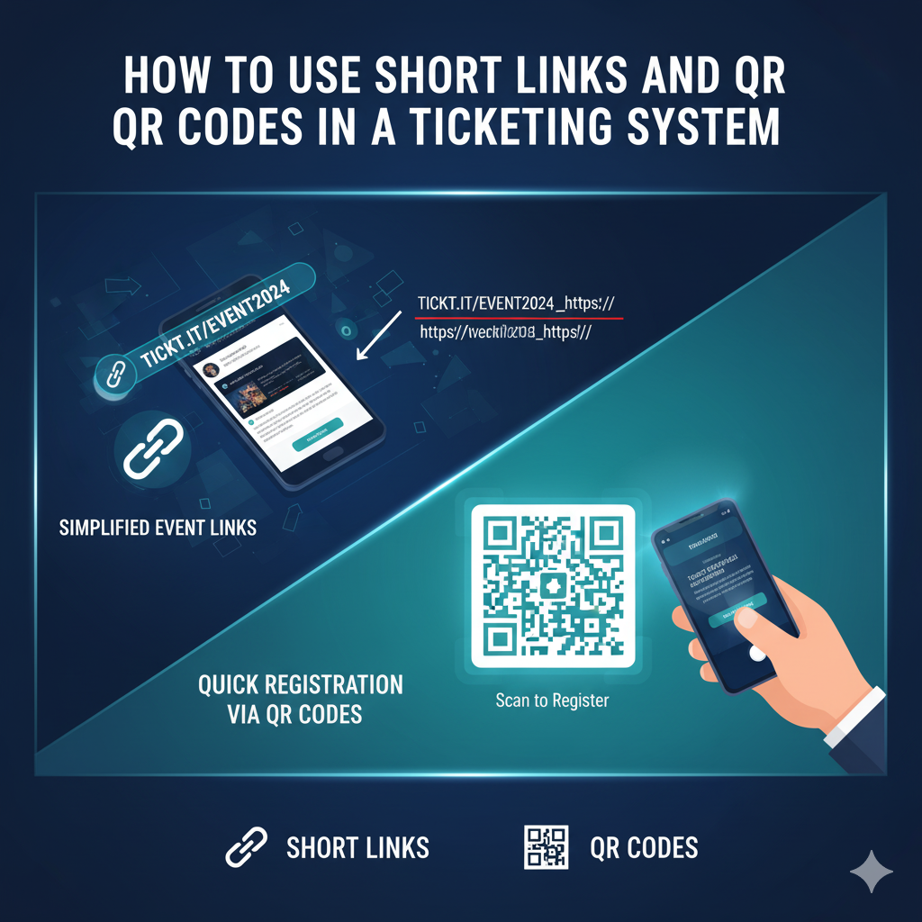 How to Use Short Links and QR Codes in a Ticketing System - QuitURL